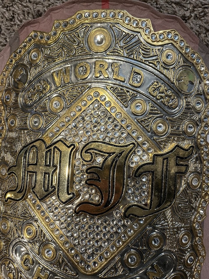 AEW WWE MJF Autographed Signed Custom Better Than You Title Belt ...