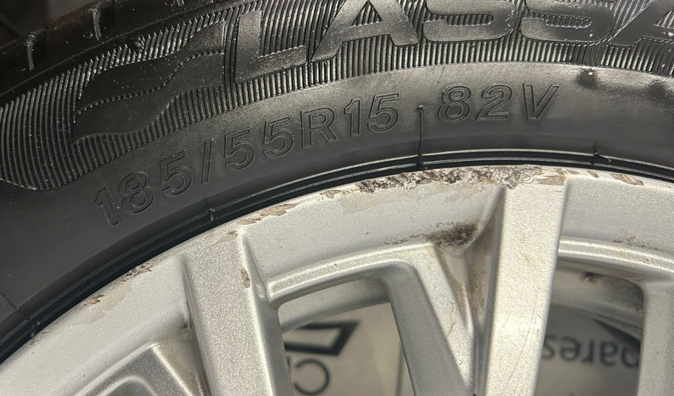 Fiat 500 15" Alloy Wheel & Tire 52027758 52009577 Genuine OEM Lounge ...