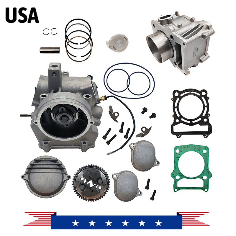 Full Cylinder Head KIT For Hisun 500 EFI/Carb MSU MASSIMO 12100-004 ...