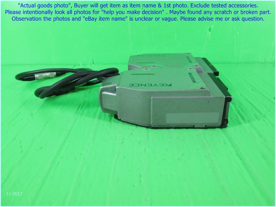 KEYENCE LS-7030R LS-7030T Sensor Head WITHOUT LS-7001 as photo, sn:1042 ...