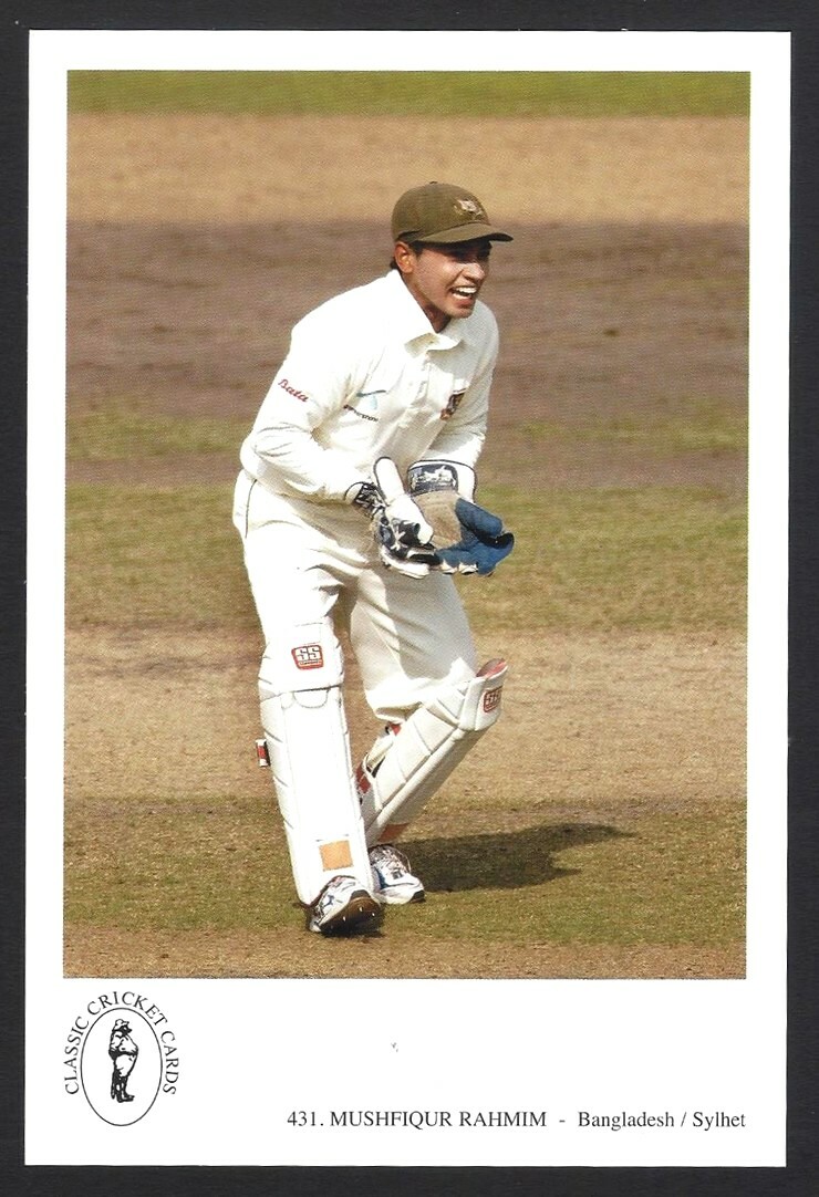 AOP Classic Cricket Card MUSHFIQUR RAHMIM BANGLADESH | eBay