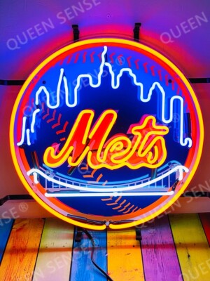 New York Mets 17"x17" Neon Light Sign Lamp HD Vivid With Dimmer VSY | eBay