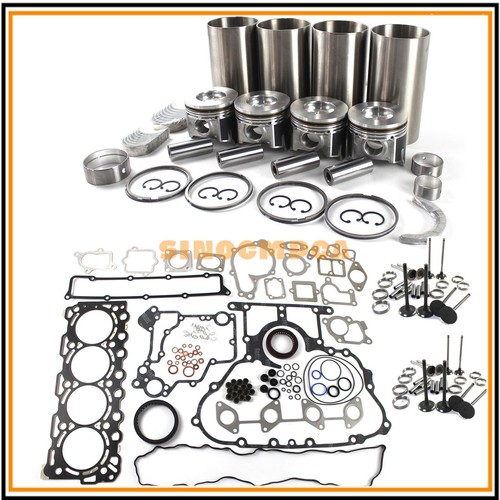 Engine Rebuild Kit & Valves For Bobcat Kubota V3307 V3307-CR V3307-CR-T ...