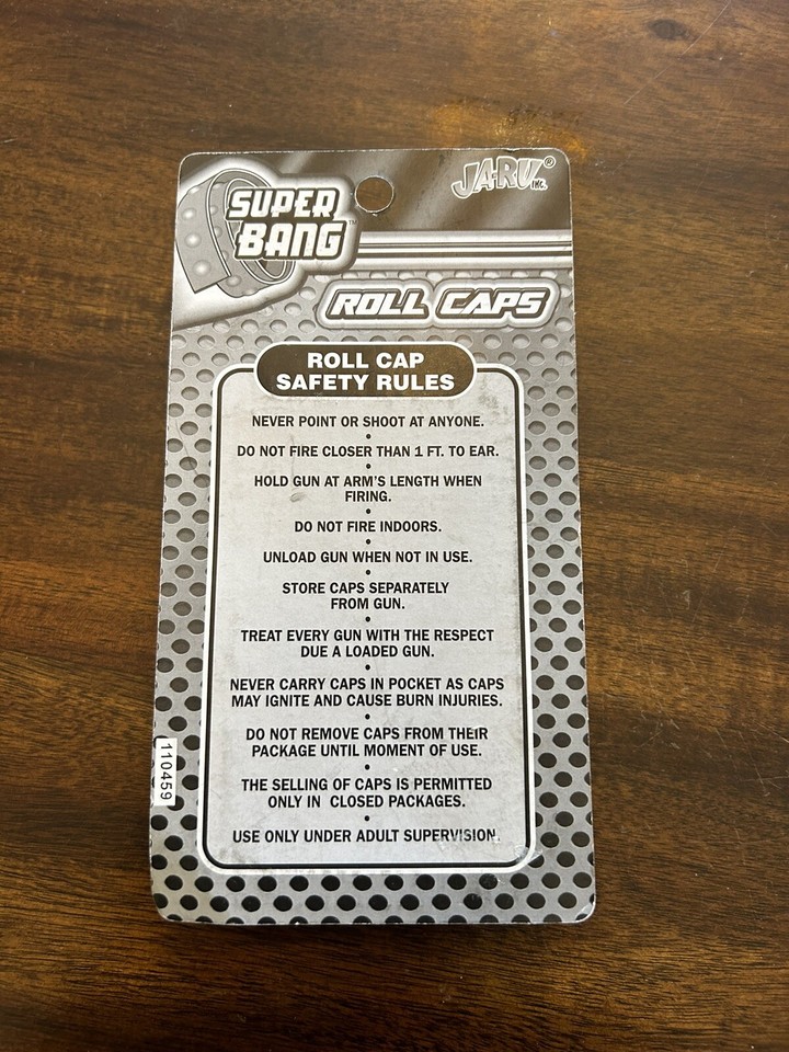 ''SUPER BANG'' JA-RU Cap Gun Rolls 1000 Total Caps 4 Pack NEW in ...