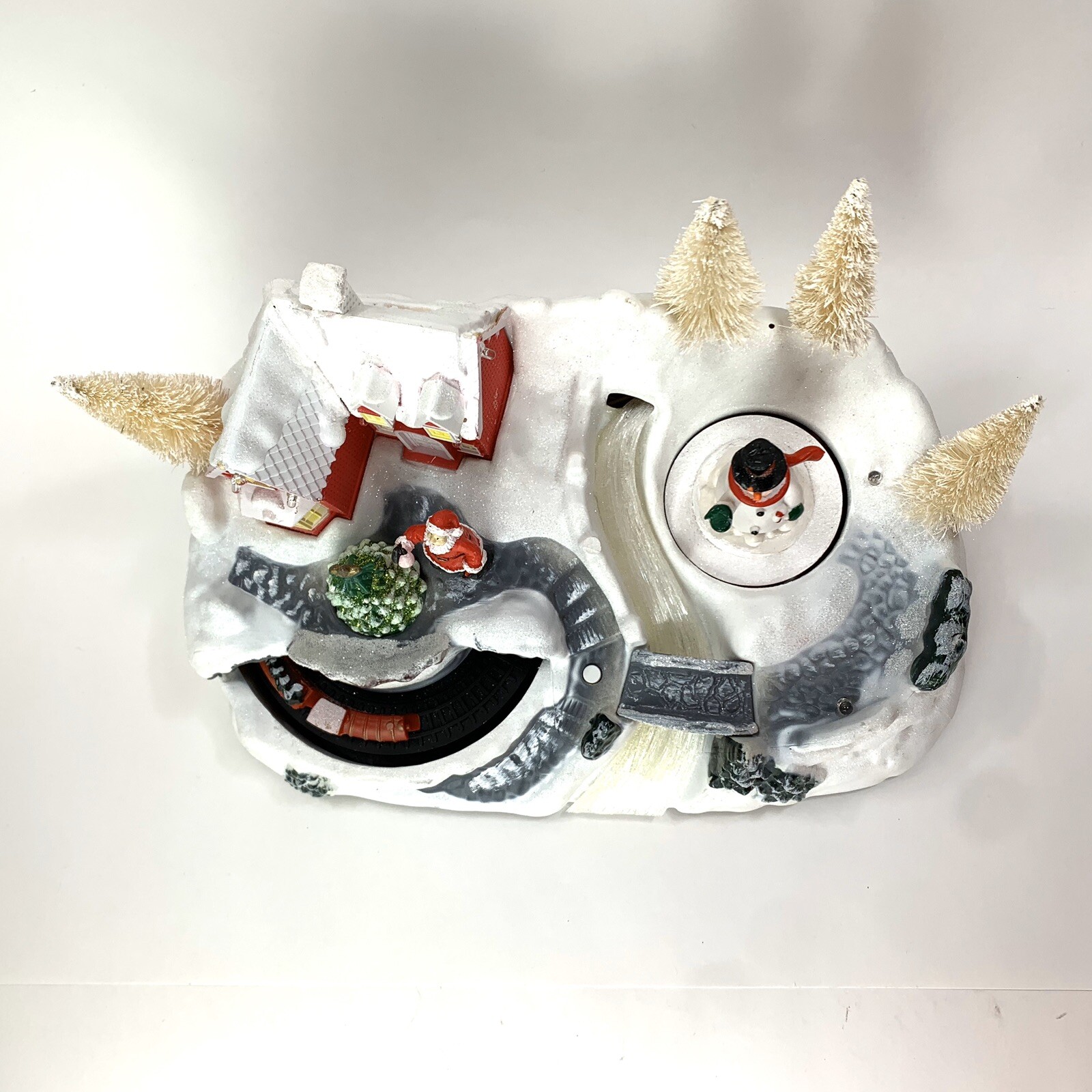 VTG Animated Musical Christmas Santa's Village Light Up Pan Asian ...