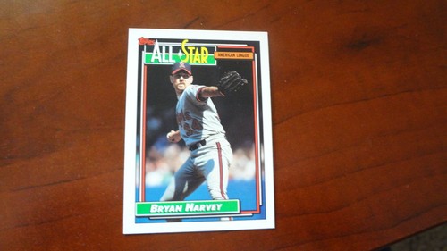 1992 TOPPS # 407 BRYAN HARVEY BASEBALL CARD | eBay
