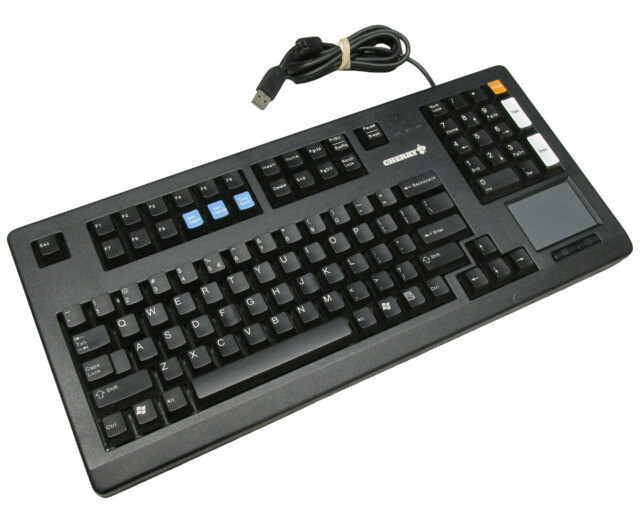 Cherry G80-11900 Compact Keyboard with Touchboard- Black for sale ...