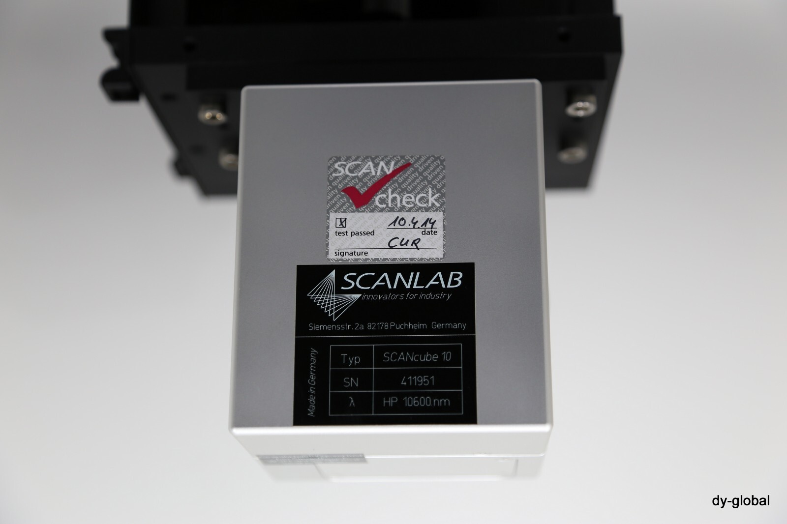 Universal Laser Head Used ULR-30 W/ SCANLAB SCANcube 10 SEM-I-1114=9S3A | eBay