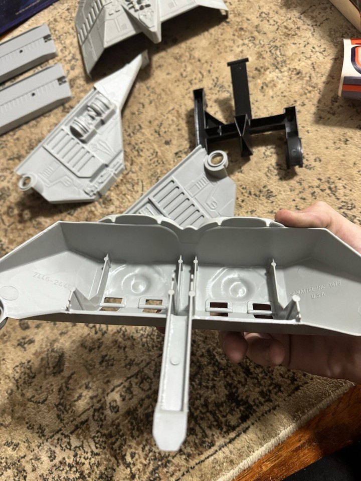 1978 Mattel Battle Star Galactica Viper Launch Station Complete Never ...