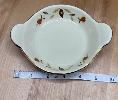 Hall AUTUMN LEAF NALCC 2015 6" MINIATURE AU GRATIN Baker Dish | eBay