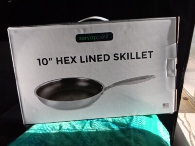 10" Hex Lined Skillet Servappetit WP285 | eBay