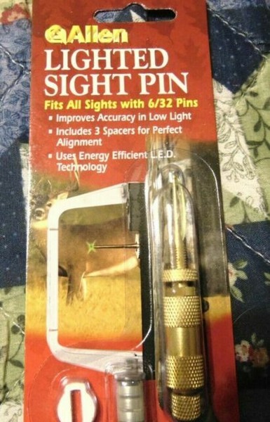Allen Lighted Bow Sight Pin LED for 6/32 Pins for sale online | eBay