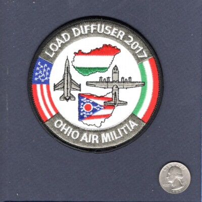Load Diffuser 2017 180th FW 179th AW Ohio ANG USAF Squadron Patch + V ...