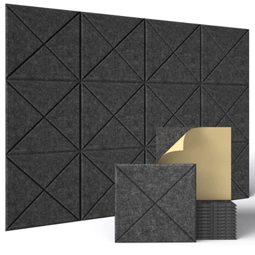 12pcs Acoustic Plates, Sound Insulation Plate, Wall Sound Insulation ...