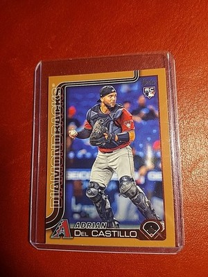 2025 Topps Series 1 Adrian Del Castillo Gold Parallel #226 RC /2025 ...