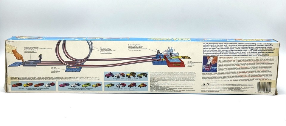 1989 Hot Wheels Micro Color Racers Loop & Splash Playset New Sealed,old ...