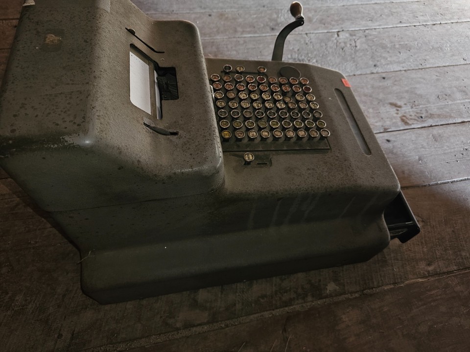 MCCASKEY CASH METAL CASH REGISTER SILVER | eBay