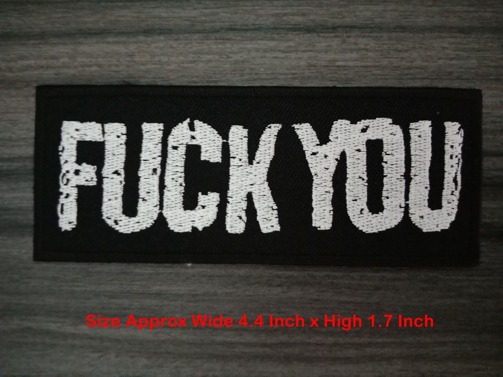 Patch Ok Middle Finger F You Motorcycle Biker Embroidered Sew Iron on ...