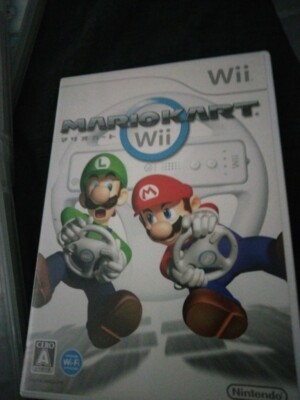 Mario Kart Wii - Nintendo Wii Japanese Version NTSC-J Game Disc OEM *US ...