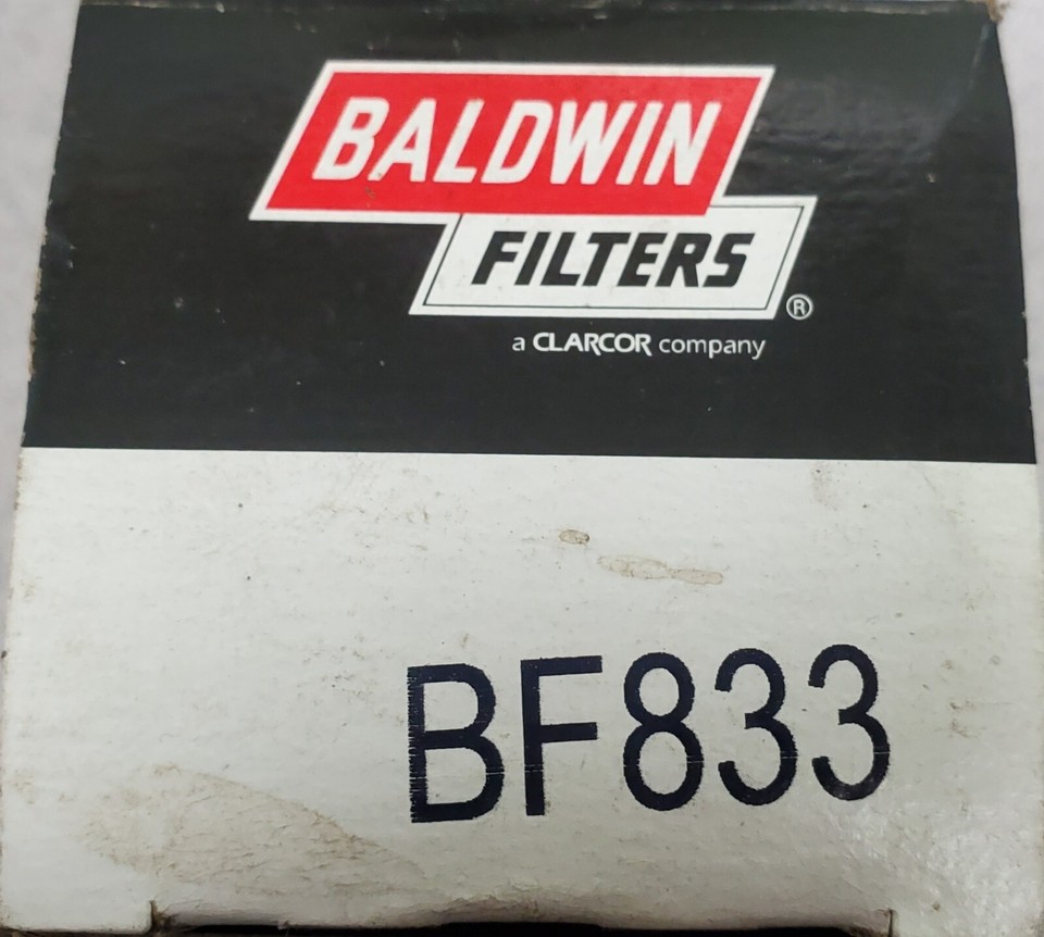 GENUINE BALDWIN FUEL FILTER # BF833 | eBay