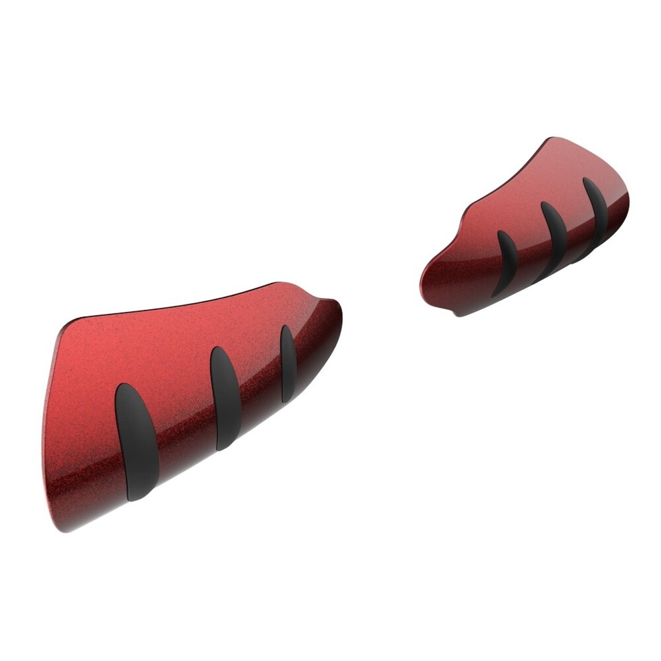 Hard Candy Hot Rod Red Flake Hand Guard Fits Harley Davidson Touring ...