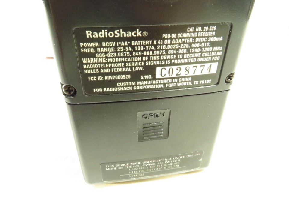 RADIO SHACK HANDHELD PRO-96 DIGITAL TRUNKING SCANNER/RECEIVER W/ BOX | eBay