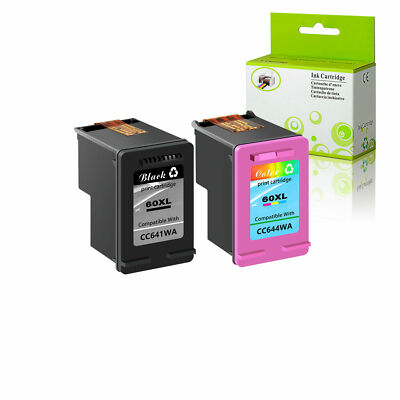 Compatible 60XL 60 XL Ink For HP PhotoSmart C4640 C4650 C4680 C4740 ...