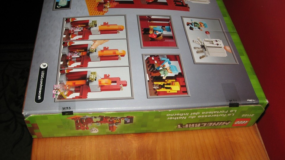 2015 Minecraft THE NETHER FORTRESS 21122 Zombie Pigman GHAST FIGURE New ...