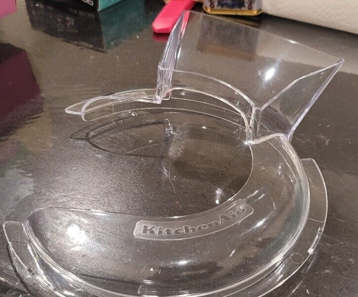 ⭐Genuine Kitchenaid Splash Guard Pour Shield for 8.5 Diam. Mixer Bowl 5 ...