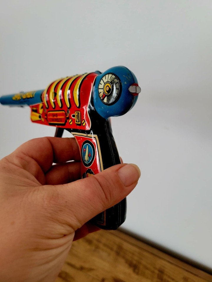 1950s Marx Tom Corbett Official Space Cadet Pistol Gun Tin Toy Very ...