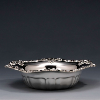 Wallace Baroque Silver Plate Serving Bowl | eBay