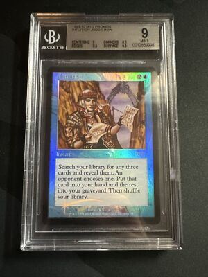 2003 Magic The Gathering MTG Judge Gift PROMO FOIL Rewards Intuition R ...