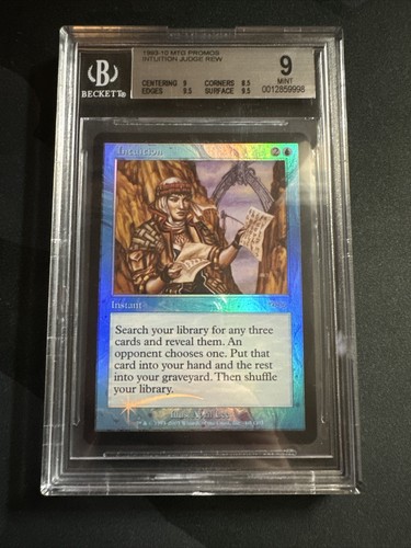 2003 Magic The Gathering MTG Judge Gift PROMO FOIL Rewards Intuition R ...