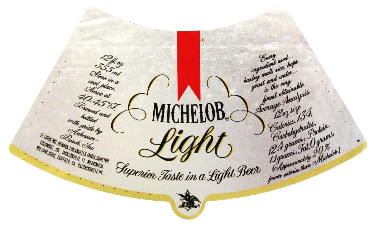 Michelob Light Label