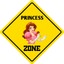 *Aluminum* Princess Zone Funny Metal Novelty Sign 12"x12" | eBay