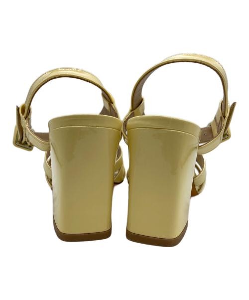 MARYAM NASSIR ZADEH Patent leather sandals yellow | eBay UK