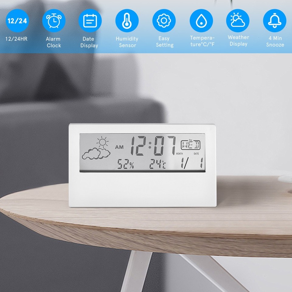 Digital Clock Alarm Clock Desk Clock Table Clock Bedroom Desk Clock ...