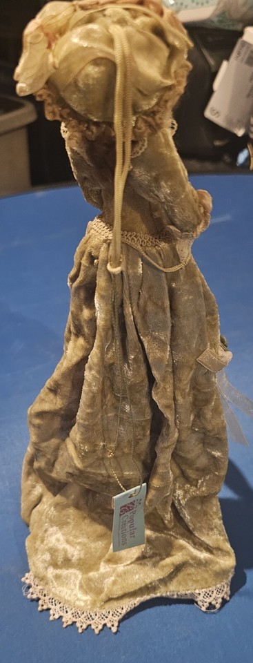 POPULAR CREATIONS 2005 VICTORIAN PORCELAIN TASSEL DOLL WITH STAND | eBay