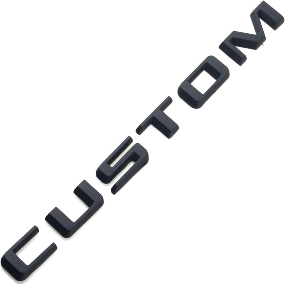 Black 3D Car Bumper Badge Stickers for Silverado 2019-2020 | eBay