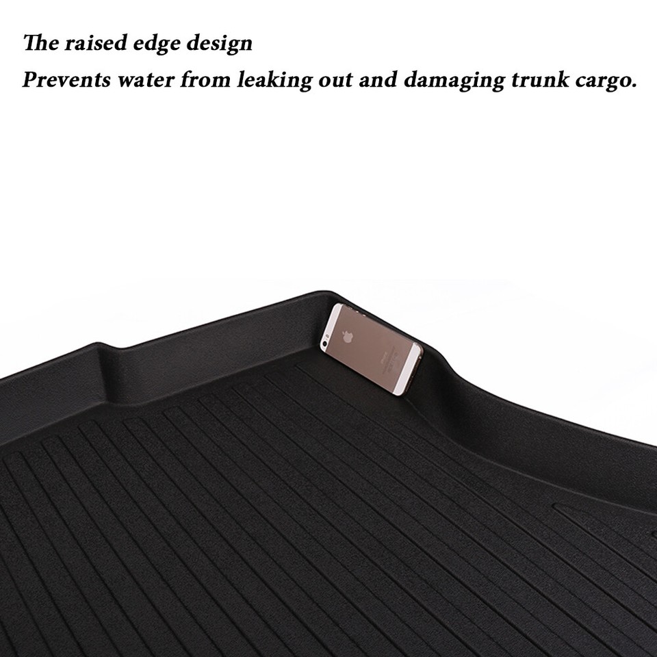 TPO Trunk Floor Mat Boot Tray For Cadillac CT5 2020-2024 All Weather ...