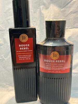 Rouge Rebel Men's Bath & Body Work Cologne Mist & 3-in-1 Hair, Face ...