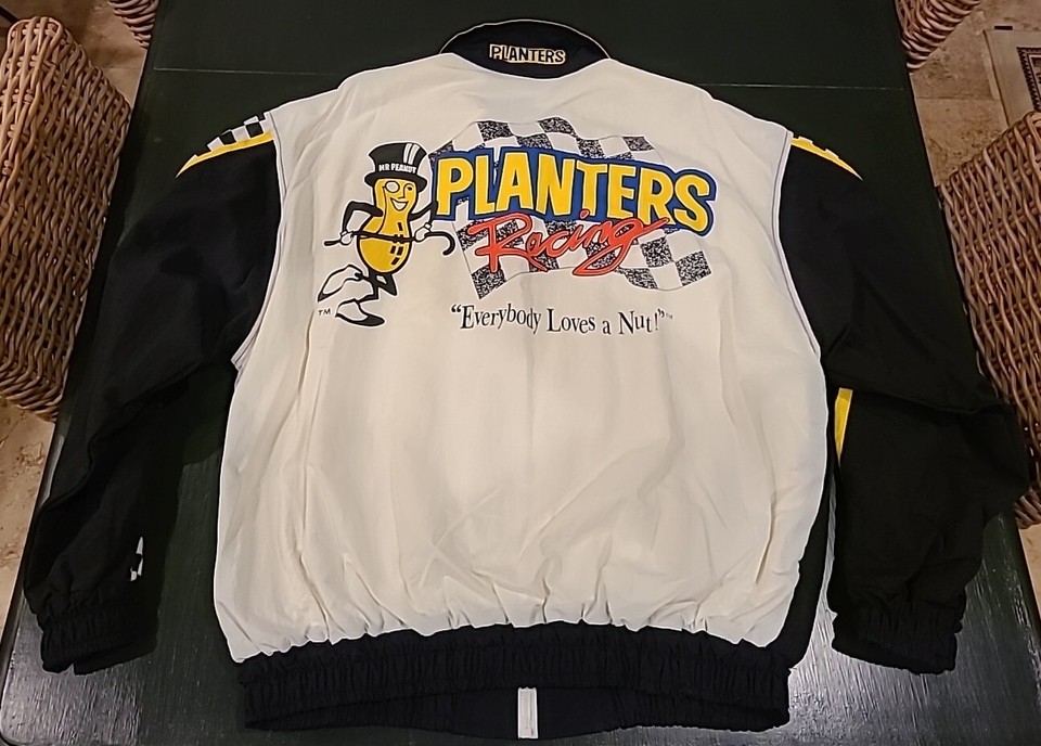 Planters Mr. Peanut Racing Jacket XL Rare | eBay