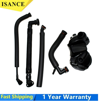 5pcs PCV Crankcase Vent Valve & Breather Hose Kit for BMW E46 325i 330i ...