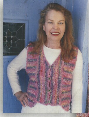 Pilar's Choice - Fiesta Knitting Pattern - Mother Daughter Vest ...