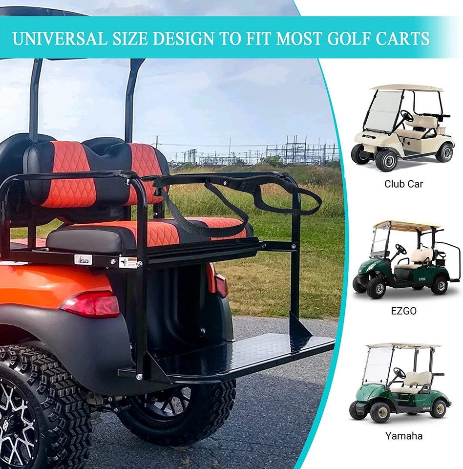 Universal Golf Cart Bag Holder Bracket Attachment for Yamaha EZGO Club ...