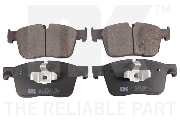 NK Front Brake Pad Set for Land Range Rover Velar P250 2.0 Litre (6/17 ...