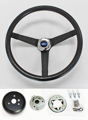 75-77 Bronco 70-77 F100 F150 F250 F350 14 3/4" vintage black steering ...
