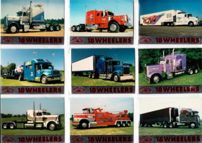 1995 EIGHTEEN WHEELERS SERIES 2 COMPLETE BASIC TRADING CARD SET | eBay