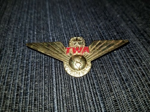 TWA JUNIOR PILOT PIN-METAL - VINTAGE | eBay
