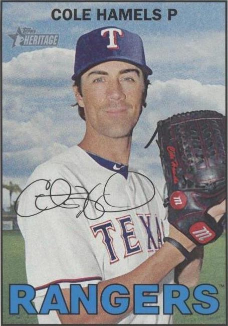 2016 Topps Heritage - Cole Hamels #485 for sale online | eBay